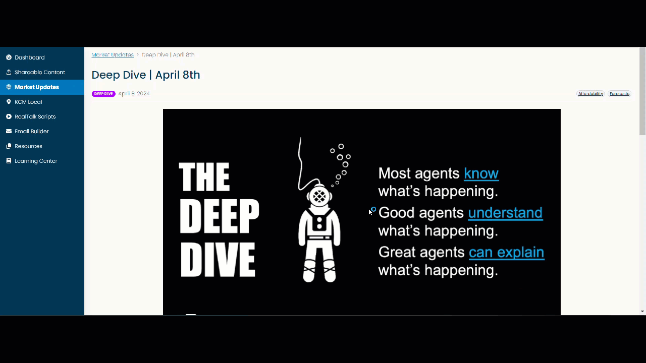 MMR and Deep Dive Overview